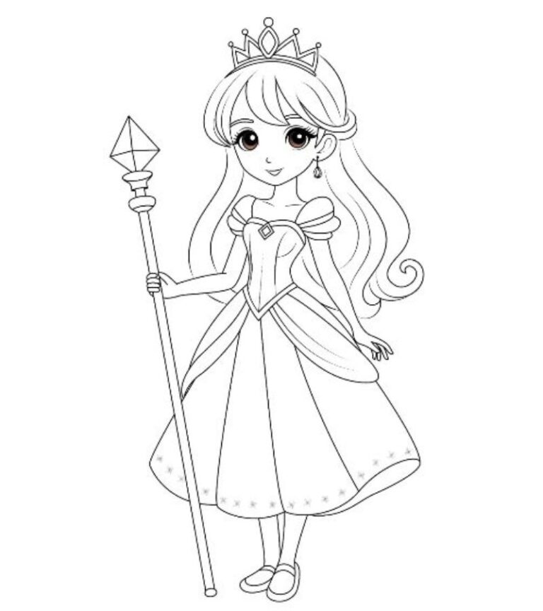 Tuyển tập 28+ tranh tô màu công chúa dễ thương cho bé gái ...