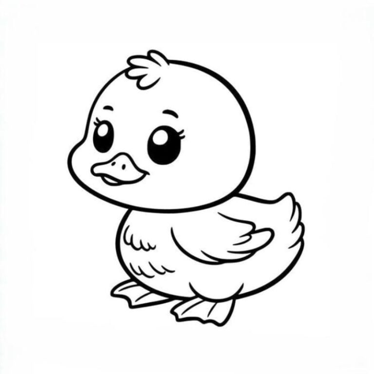 50+ Mẫu tranh tô màu con vịt đơn giản, đáng yêu cho bé - Tamkytourism.com