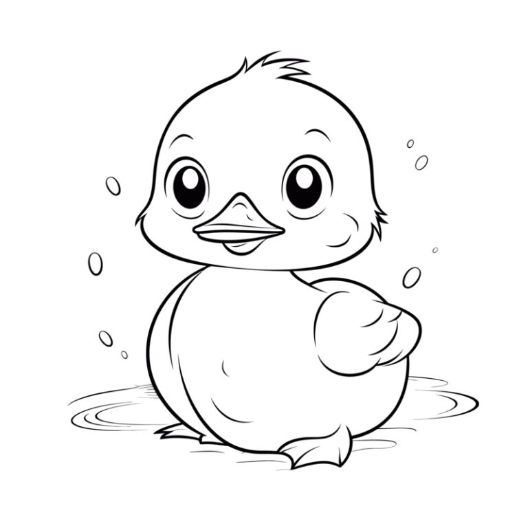 50+ Mẫu tranh tô màu con vịt đơn giản, đáng yêu cho bé - Tamkytourism.com