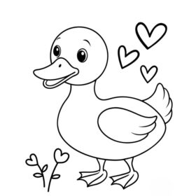 50+ Mẫu tranh tô màu con vịt đơn giản, đáng yêu cho bé - Tamkytourism.com