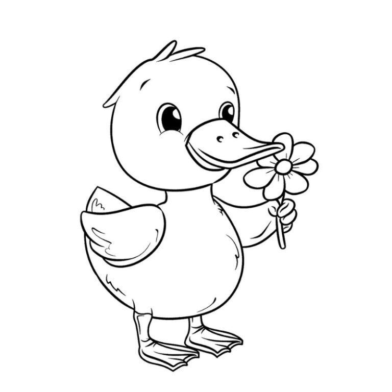 50+ Mẫu tranh tô màu con vịt đơn giản, đáng yêu cho bé - Tamkytourism.com